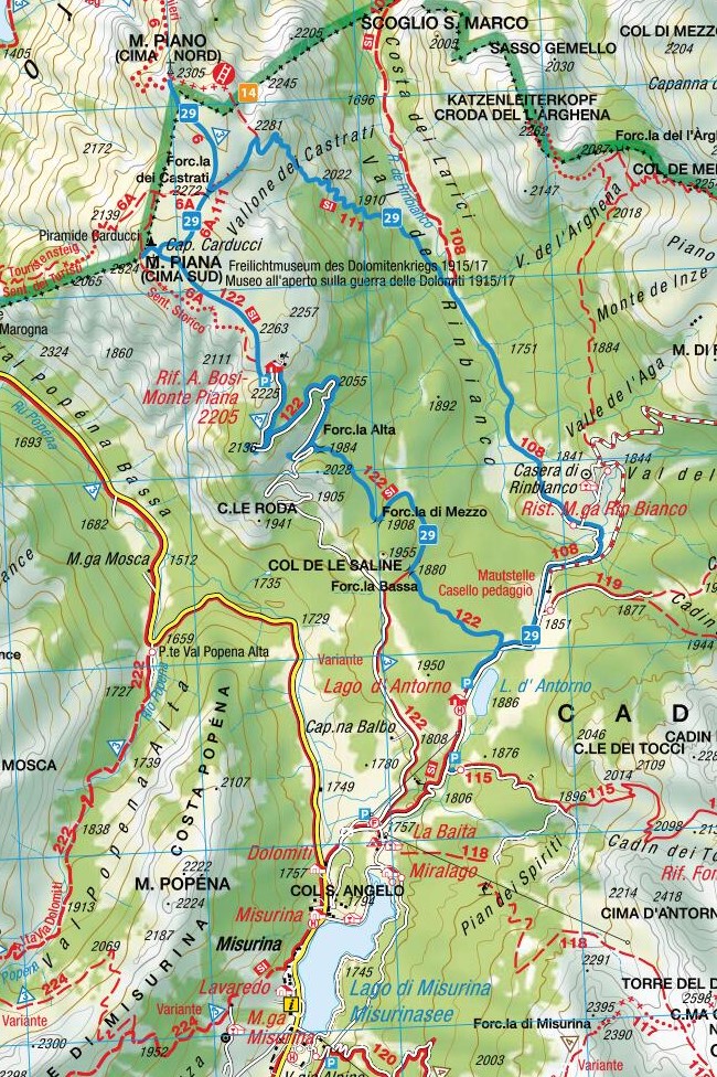 Wanderung auf dem Pionierweg | Monte Piana in den Dolomiten - Berghotel